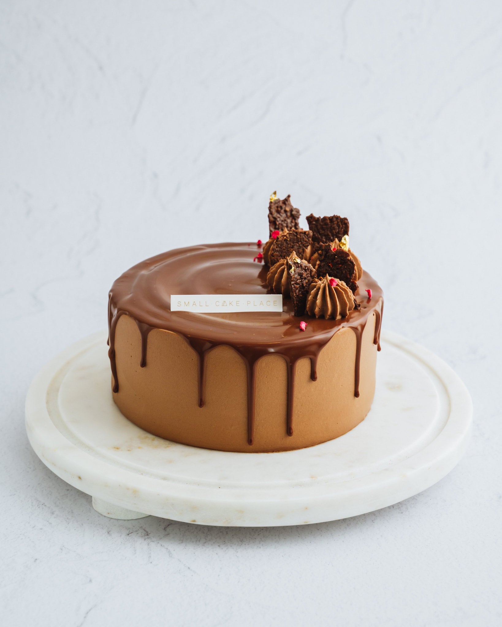 Classic Nama Chocolate Cake | smallcakeplace